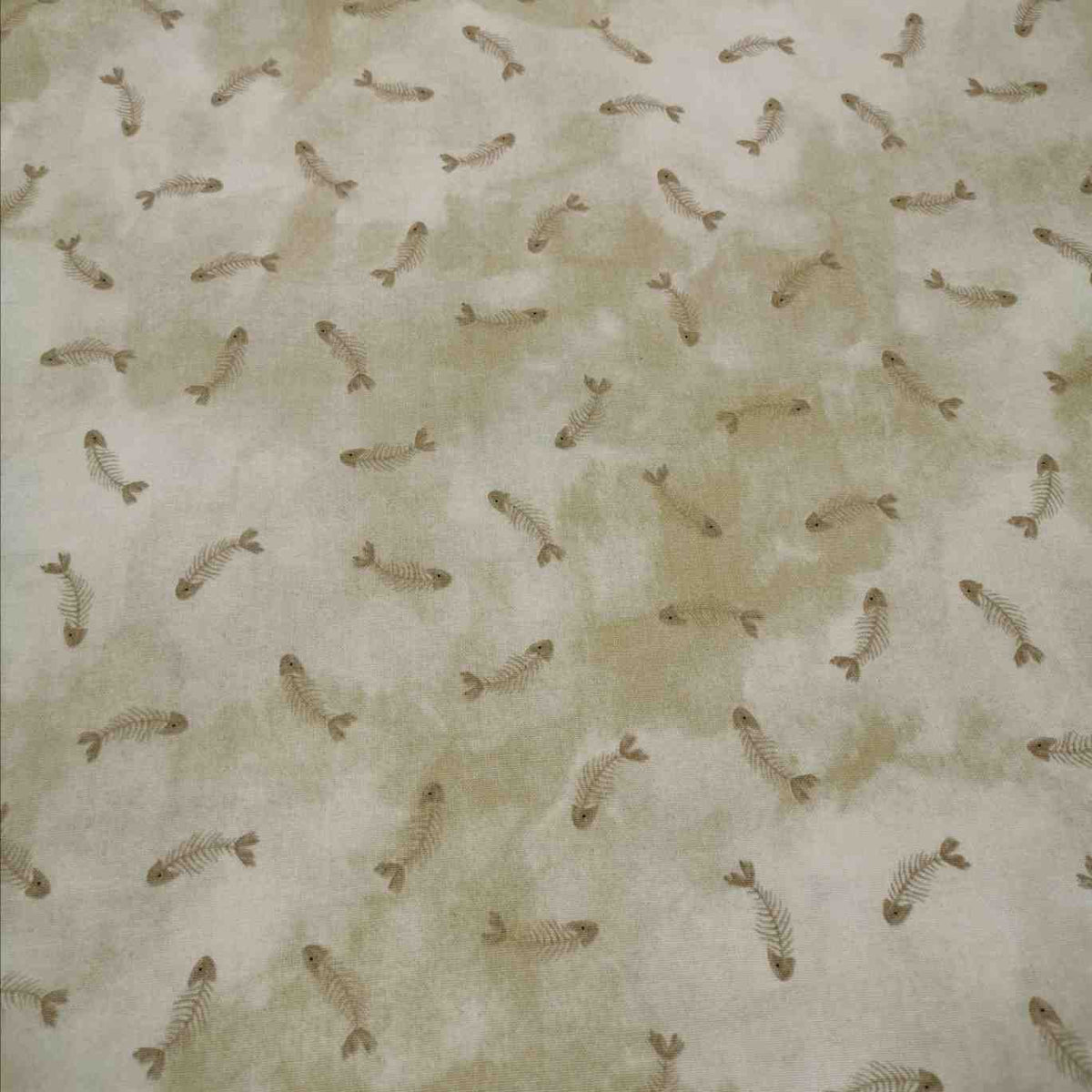 Cotton, Marcel Fish Bones in Beige by Figo |Minervas Bower – Minerva's ...