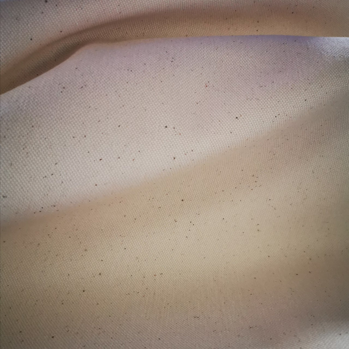 Cotton Oeko certified Canvas, Seeded Natural | Minerva's Bower